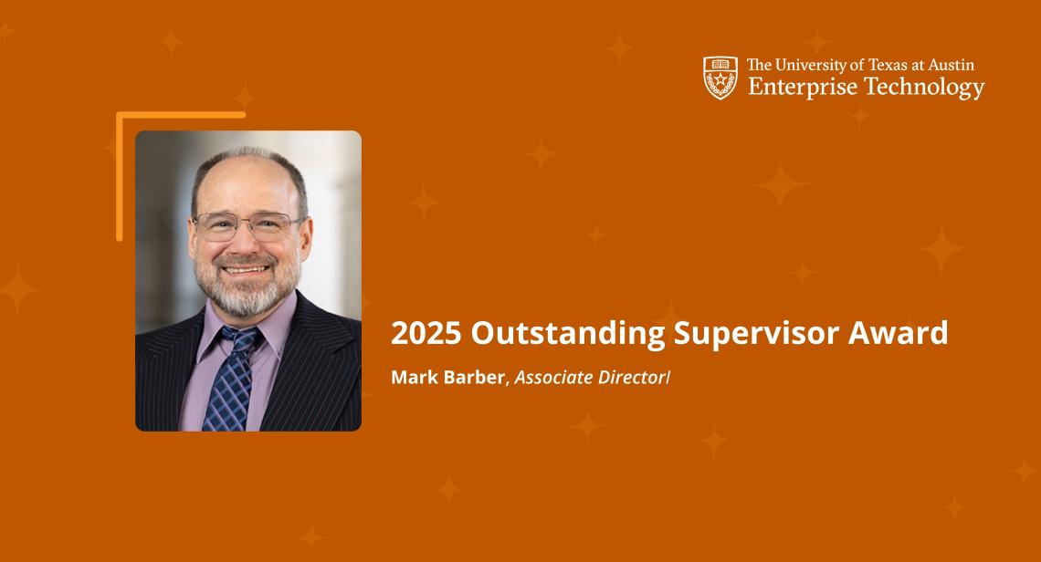 Mark Barber Receives 2025 Outstanding Supervisor Award | Enterprise ...
